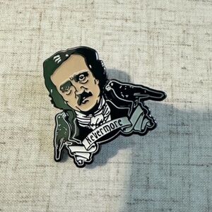 Accessories | Edgar Allan Poe American Writer And Poet Enamel Metal Pin ...